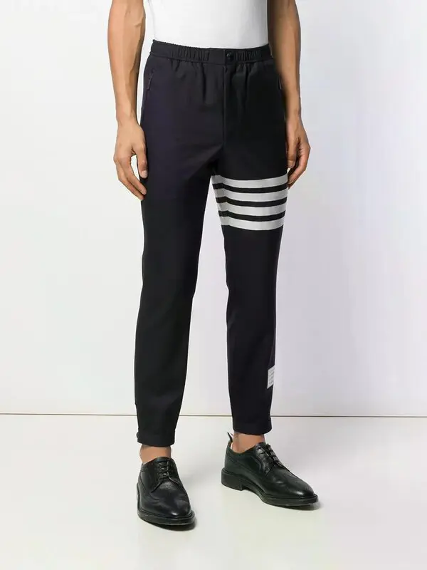 Thom Browne Plain Weave 4-bar Seawtpants - Blue