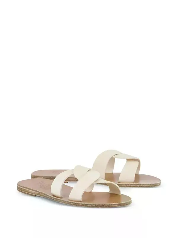 ANCIENT GREEK SANDALS Desmos Double-strap Sandals - White