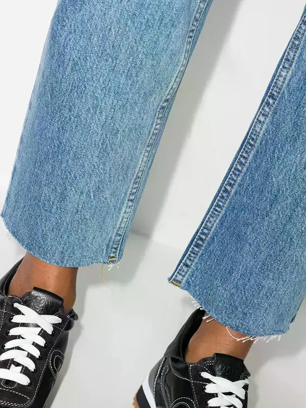 RE/DONE Stove Pipe Cropped Jeans