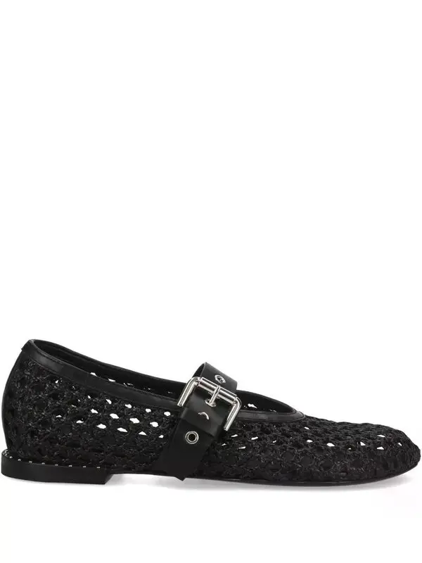 Premiata Interwoven Ballet Flats - Black
