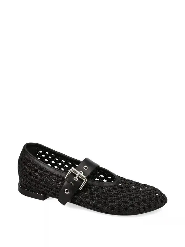 Premiata Interwoven Ballet Flats - Black
