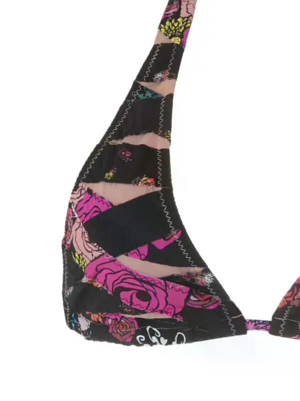 AMIR SLAMA Printed Triangle Bikini Set