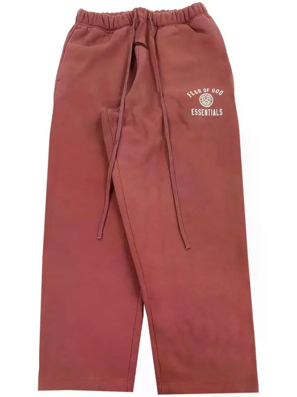 Fear Of God Logo-print Sweatpants - Red