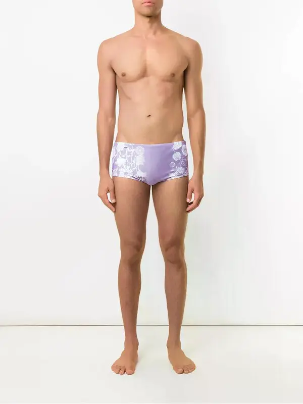 AMIR SLAMA Printed Swim Trunks