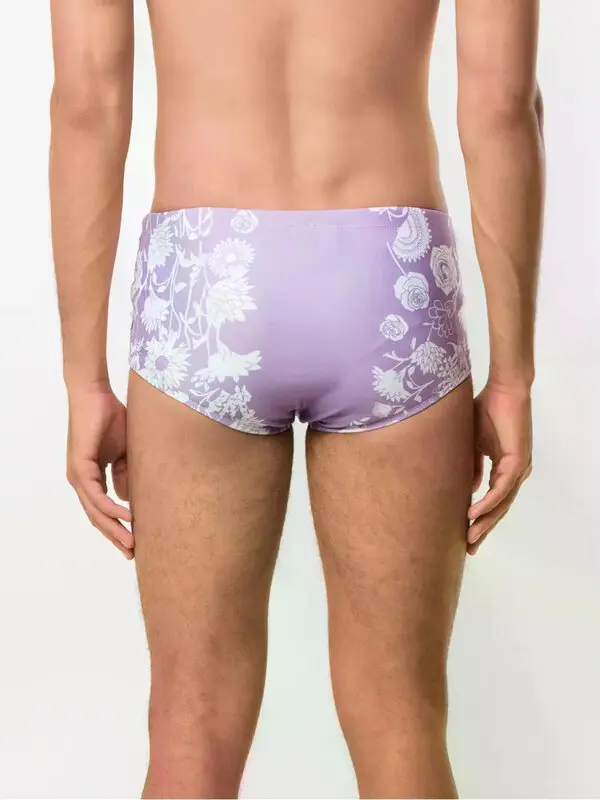 AMIR SLAMA Printed Swim Trunks