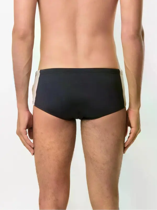 AMIR SLAMA Side Stripe Swim Trunks