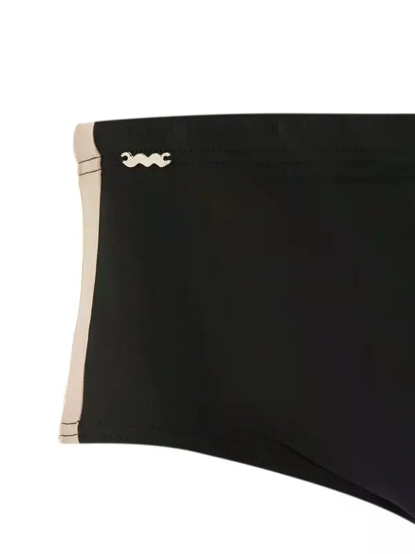 AMIR SLAMA Side Stripe Swim Trunks