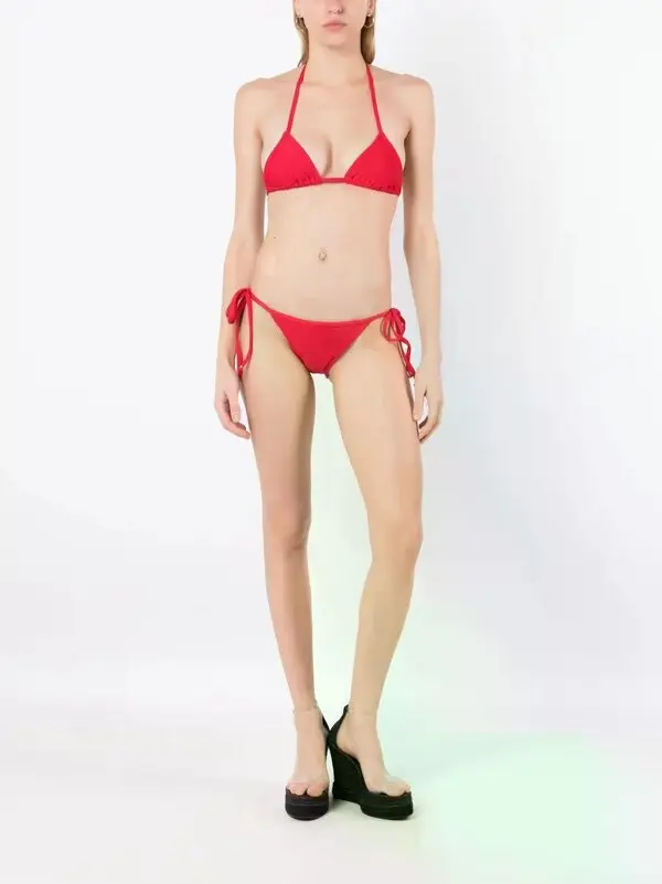 AMIR SLAMA Self-tie Triangle Bikini