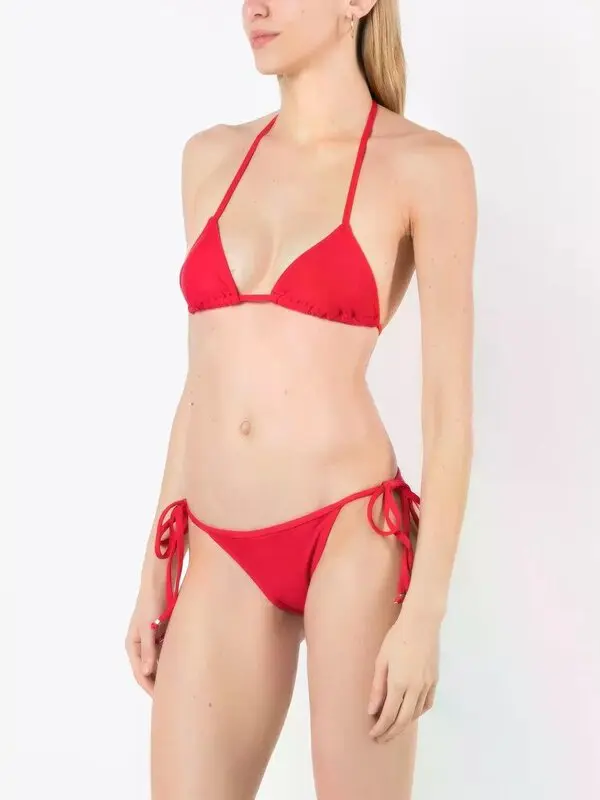 AMIR SLAMA Self-tie Triangle Bikini