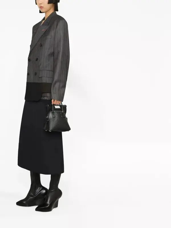 MAISON MARGIELA Spliced Pinstriped Wool Blazer