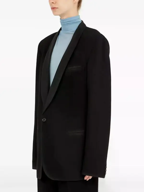 MAISON MARGIELA Four-stitch Logo Single-breasted Blazer