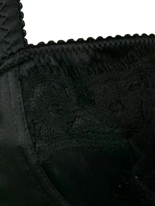 Dolce & Gabbana Lace-detail Satin Balconette Bra