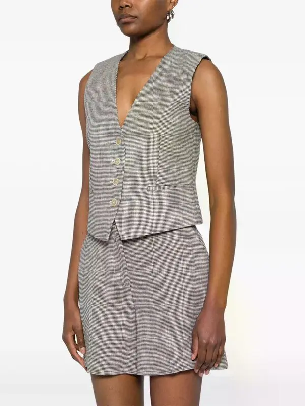 P.a.r.o.s.h Bambu Waistcoat - Neutrals