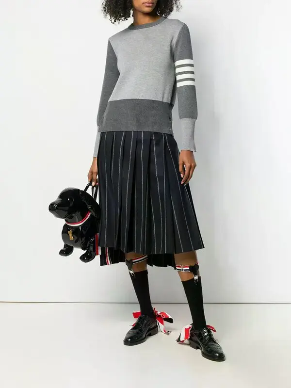 Thom Browne 4-bar Milano Stitch Jumper
