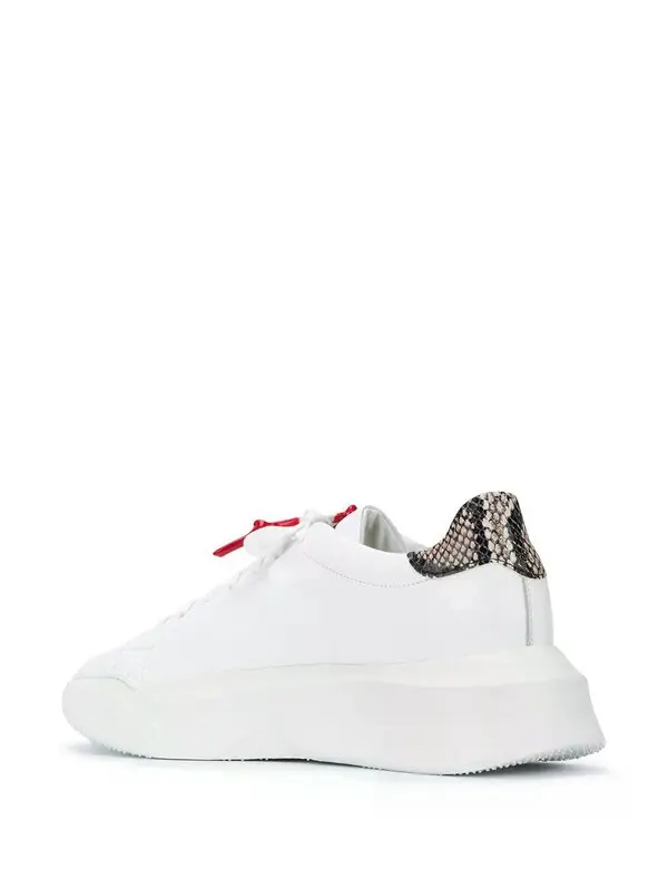 GIULIANO GALIANO Python Nemesis Sneakers - White