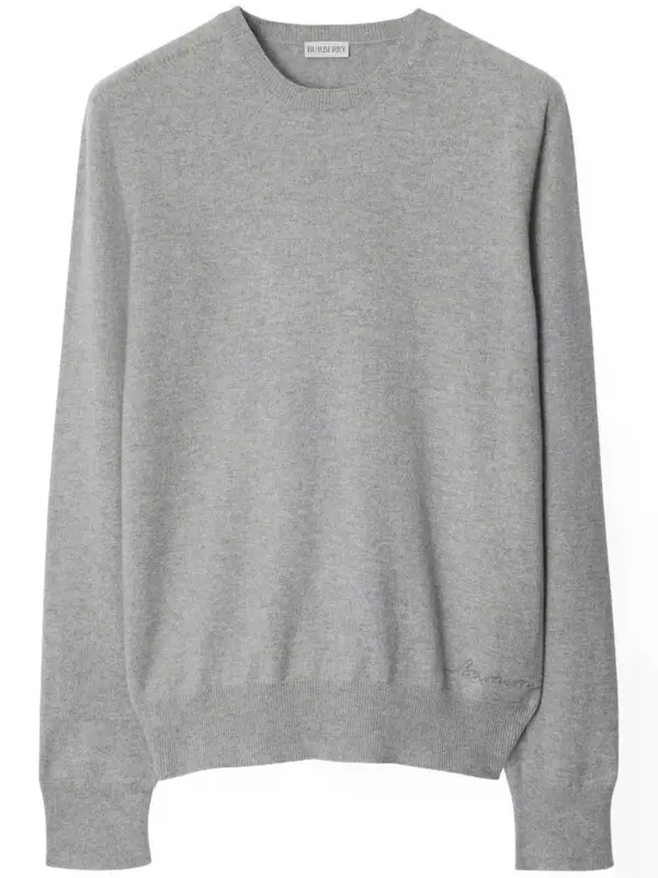 Burberry Fine Knit Cashmere Crew Neck Jumper