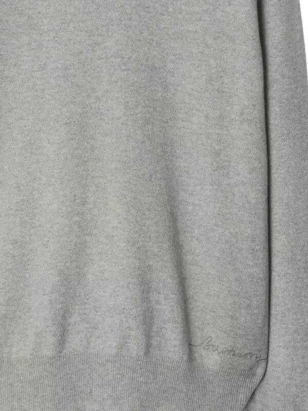 Burberry Fine Knit Cashmere Crew Neck Jumper