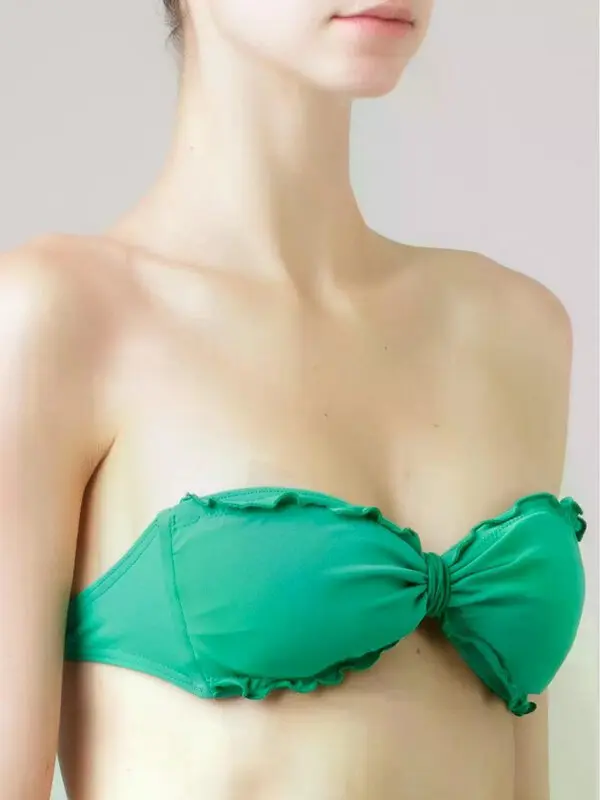AMIR SLAMA Bandeau Bikini Top