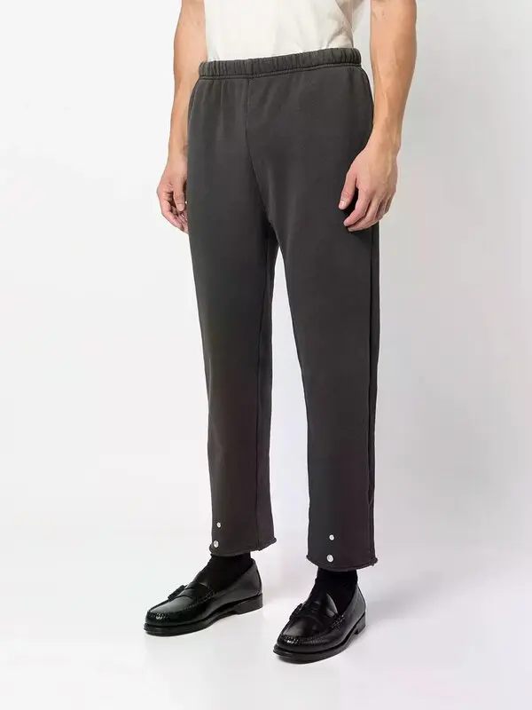 LES TIEN Cropped Straight-leg Joggers