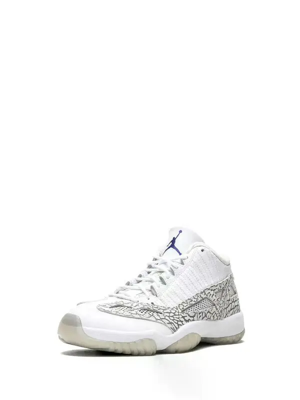 JORDAN Air Retro Low Cobalt Sneakers - White