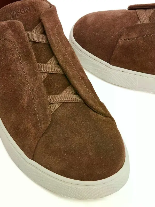 Zegna Suede Low-top Sneakers
