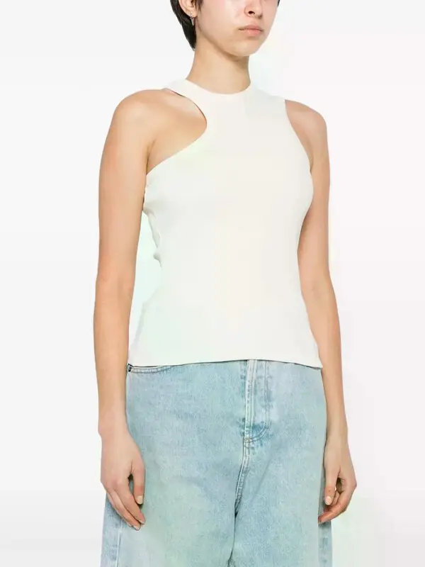 Axel Arigato Asymmetric Ribbed Tank Top
