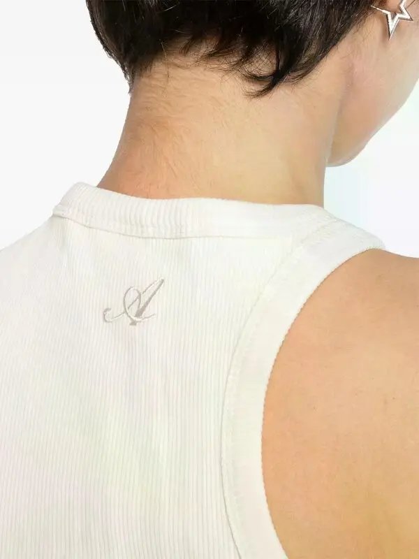 Axel Arigato Asymmetric Ribbed Tank Top