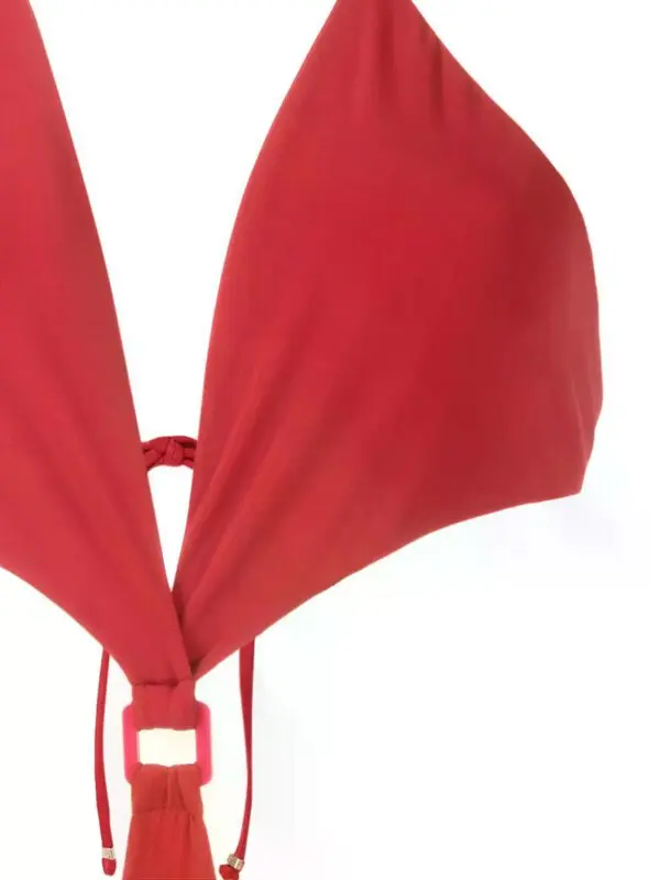 AMIR SLAMA Cut-out One-piece Swimsuit With Lace-up Detail