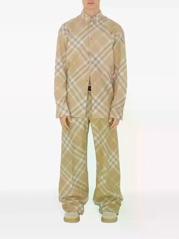 Burberry Embroidered Check Shirt