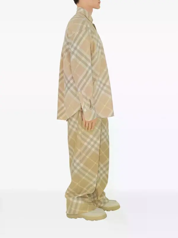 Burberry Embroidered Check Shirt
