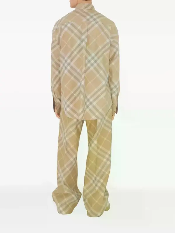 Burberry Embroidered Check Shirt