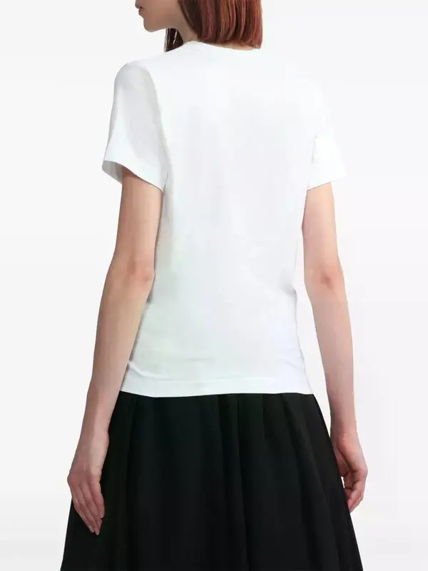Play Comme Des Garcon Logo-print Cotton T-shirt