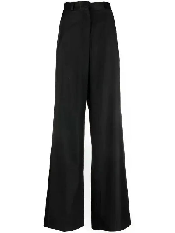 ALMAZ Wide-leg Wool Trousers