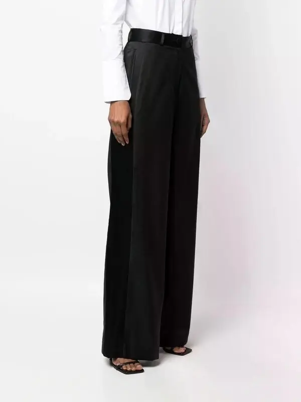 ALMAZ Wide-leg Wool Trousers