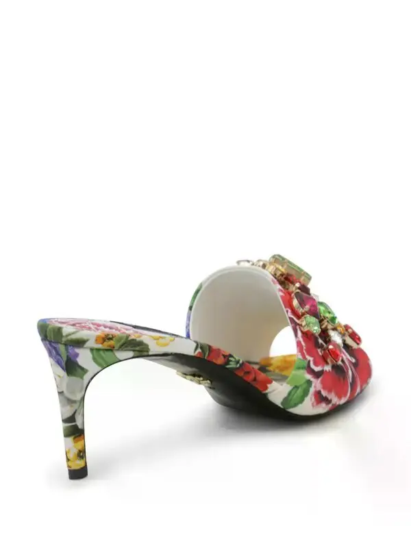 Dolce & Gabbana Floral Embellished Sandals