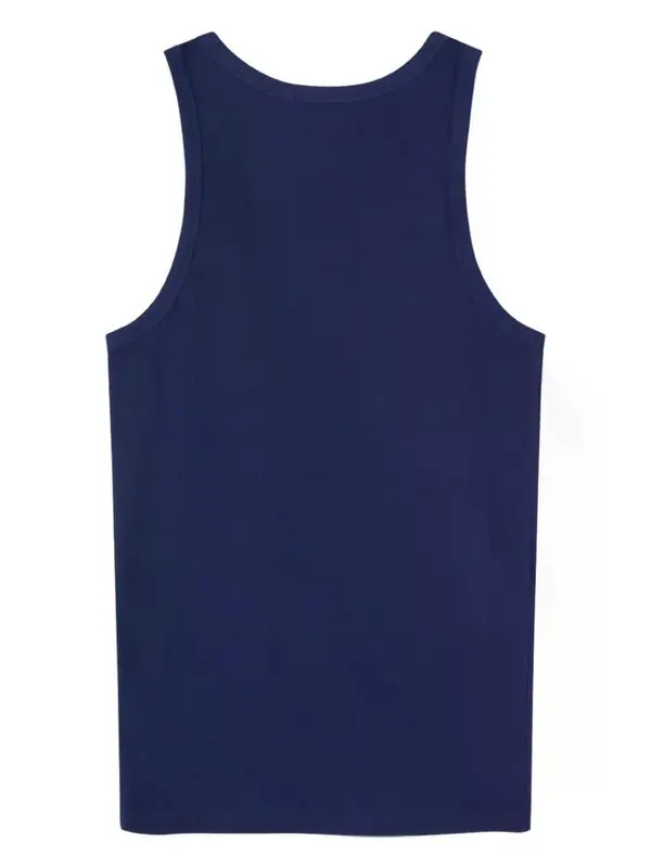 Versace Ribbed Cotton Tank Top