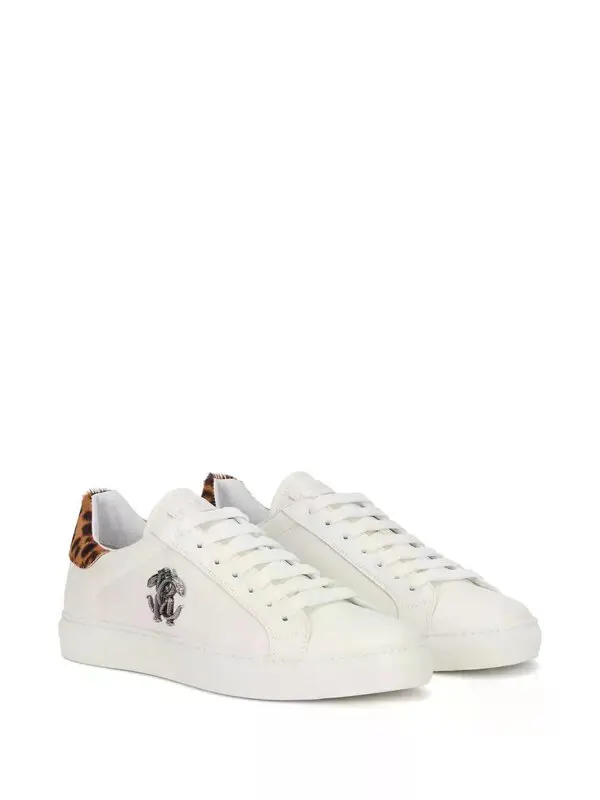 Roberto Cavalli Leopard-print Panel Sneakers