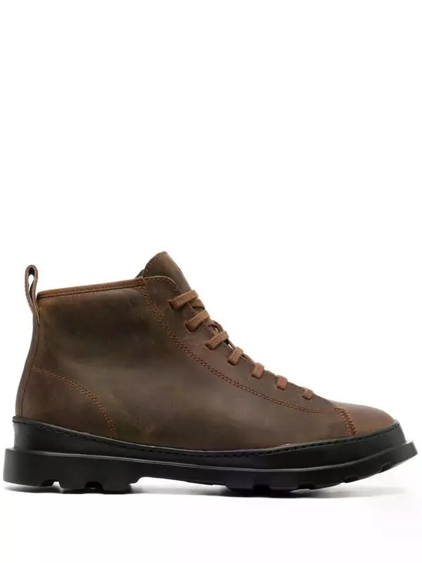 Camper Brutus Leather Ankle Boots