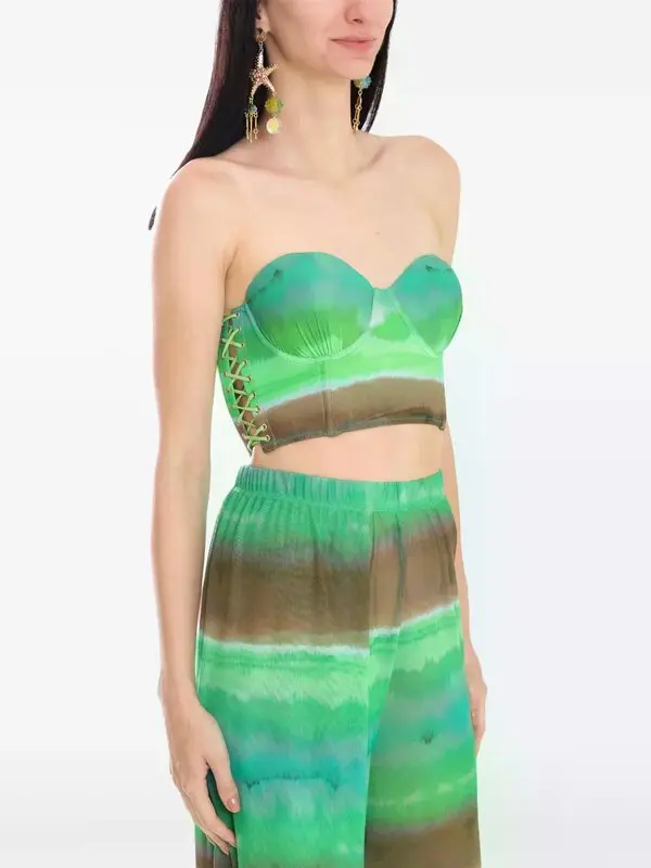 AMIR SLAMA X Jade Picon Corset Crop Top
