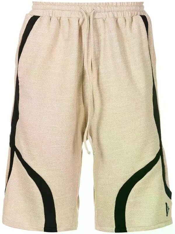 AMIR SLAMA Two-tone Cotton Shorts