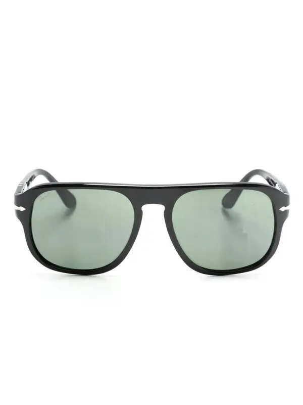 Persol Navigator Frame Sunglasses - Black