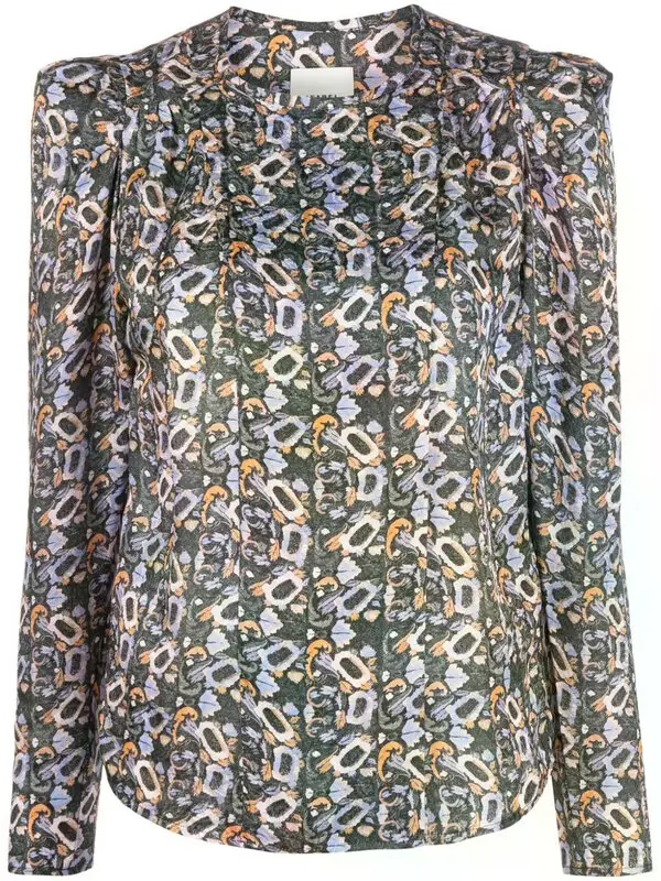 Isabel Marant Étoile Lensy Floral-print Blouse