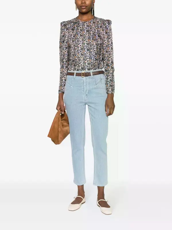Isabel Marant Étoile Lensy Floral-print Blouse