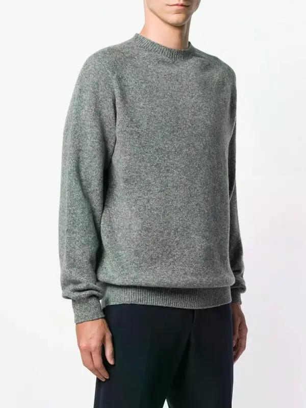 Sunspel Lambswool Crew Neck Sweatshirt