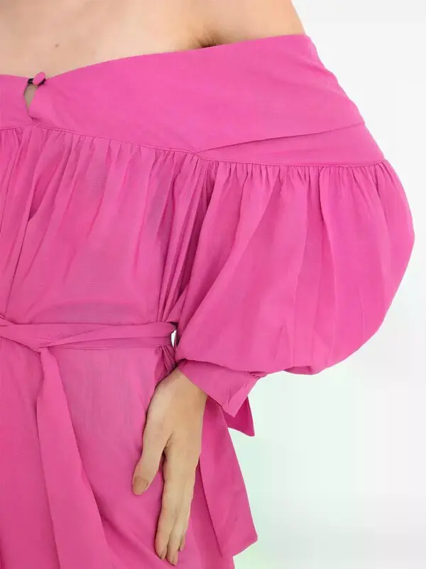 AMIR SLAMA Off-shoulder Maxi Dress