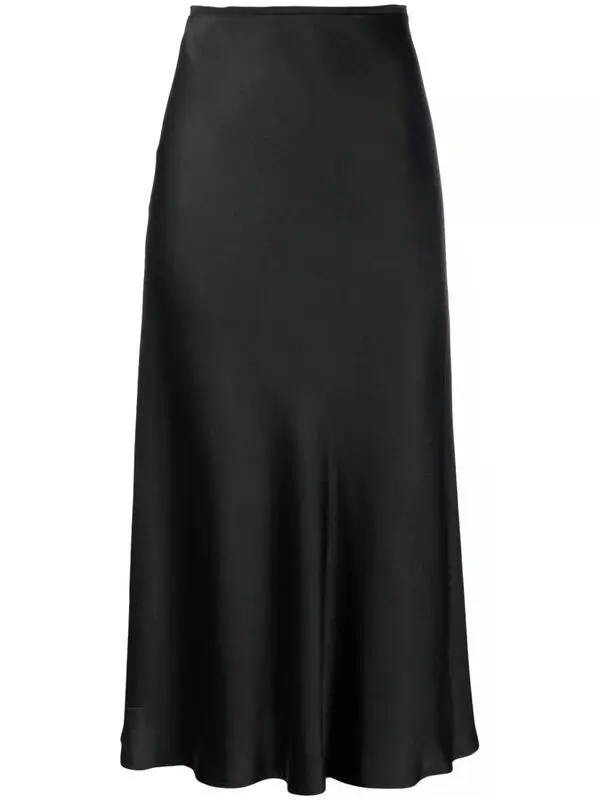 MAISON MARGIELA Bias-cut Satin Midi Skirt
