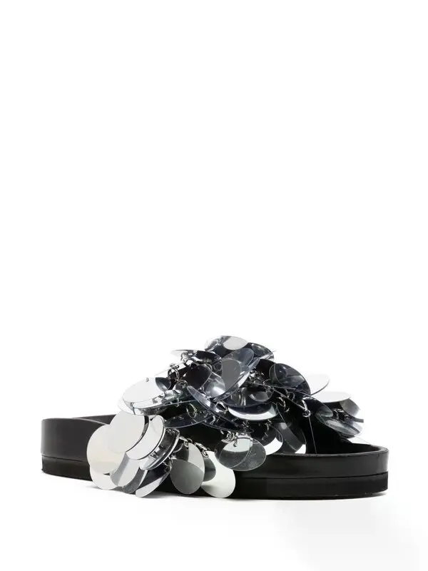 Rabanne Sparkle Disc-detailing Sandals