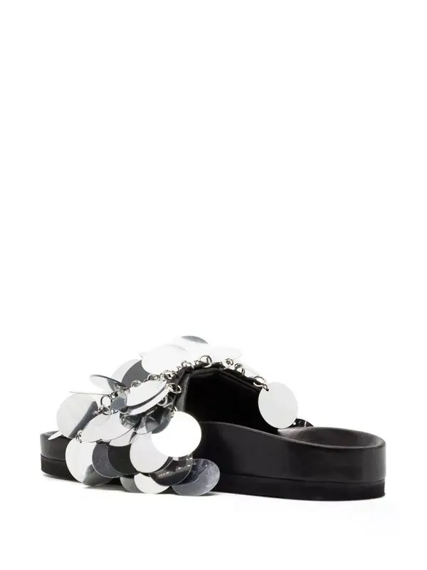 Rabanne Sparkle Disc-detailing Sandals