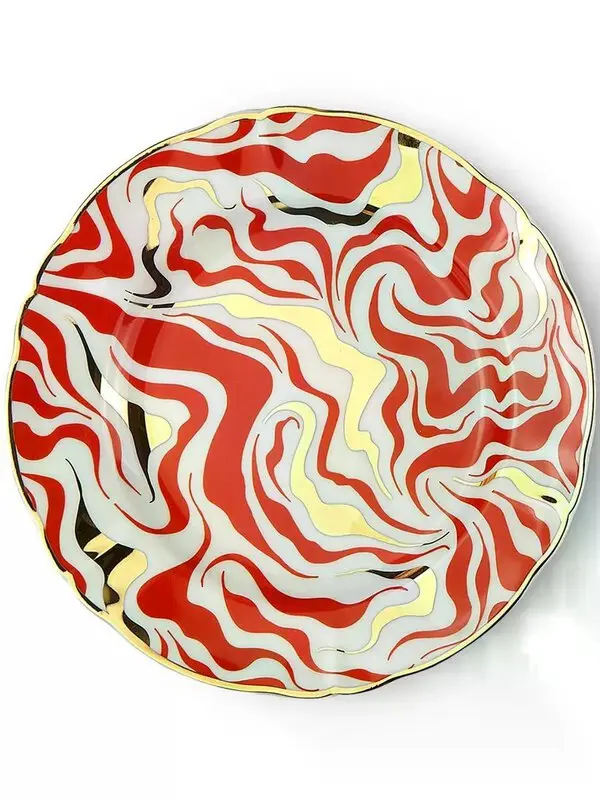 BITOSSI HOME Tempesta Four-set Dessert Plate - Blue