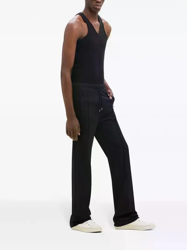 COURREGES Logo-embroidered Cotton-blend Top